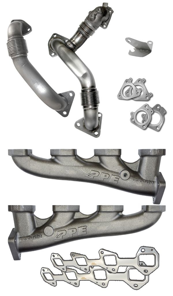 Diesel Auto Power: High Flow Exhaust Manifolds And Up-Pipes Kit